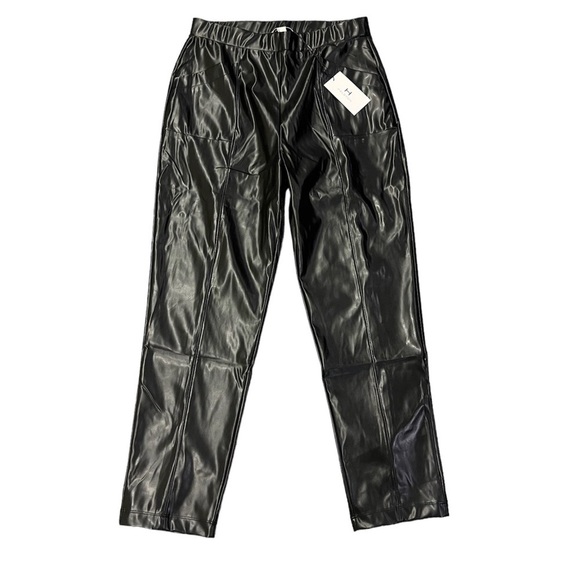 H by Halston | Pants & Jumpsuits | Halston Seamed Po Leather Pants ...